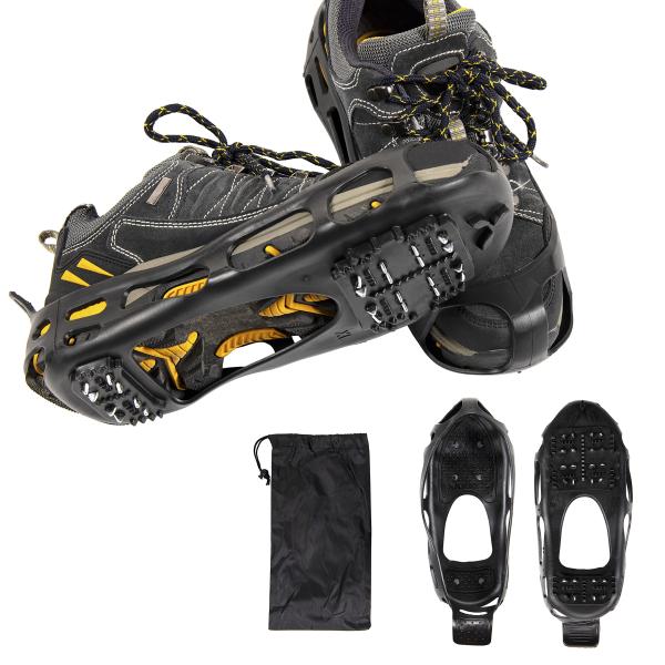 商品名:  Elevon Snow Shoe Grip for Hiking on Snow and Ice, Traction Aid (1 Pair), Blackブランド: Elevon高さ: 30.988cm横幅: 17.2974c...