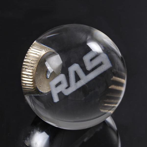 商品名: RASTP 2.36インチ クリスタルボールシフトノブ ギアシフトヘッド ラウンドボール RASTPロゴ付き 車シフトノブ用 重みシフトノブ 3つのアダプターシフトノブ付き 自動車ユニバーサルマニュアルノブ RASTP 2.36"...