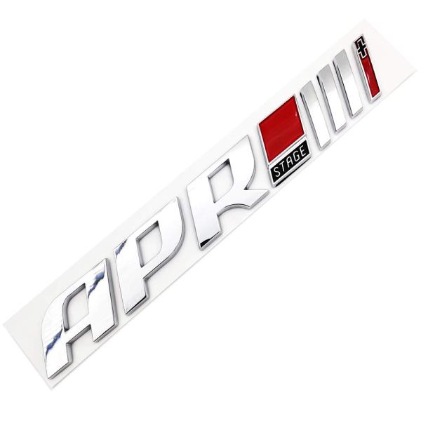 商品名:  AutoEra Chrome APR Stage ///+ Car Emblem,3D ABS Car Trunk Rear Badge Decal for TT RS S3 S4 A 4L Q5ブランド: AutoERA商品番...