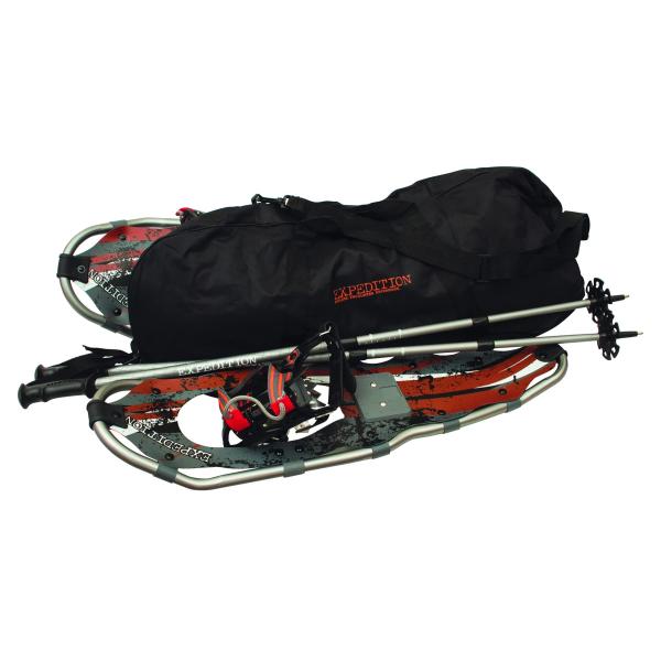 商品名: Cascade Mountain Tech Expedition Truger Trailシリーズキット - サイズ25 Truger Lightweight Aluminum Frame Snowshoe Trail Kit w...