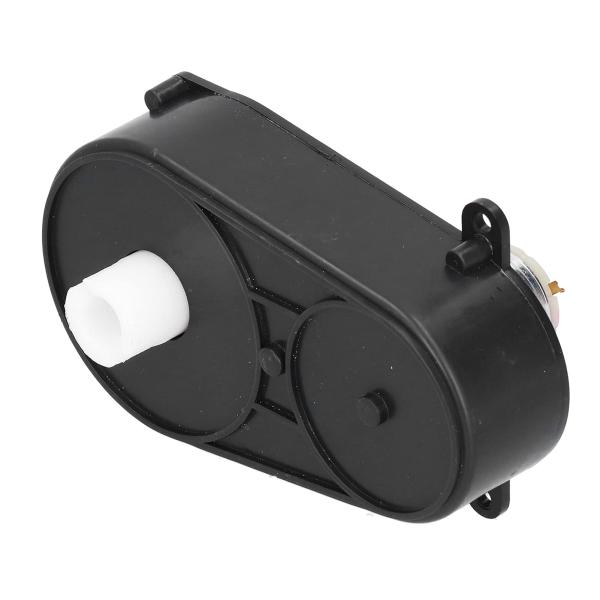 商品名: 12V モーターギアボックス 高速ステアリングギアボックス交換 耐摩耗性 簡単取り付け ナイロンカップリング付き 電動おもちゃ車用 電動ホイール用 (タイプA (12V6600RPM) 12V Motor Gear Box, Hi...