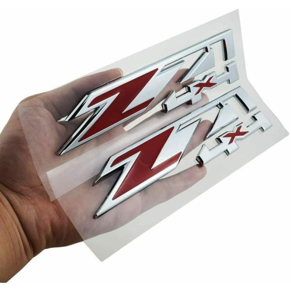 商品名:  2X Z71 4x4 Emblems Badges Replacement for Silverado Sierra Tahoe Chrome Redブランド: Generic高さ: 27.6cm横幅: 11.8cm奥行: 1....