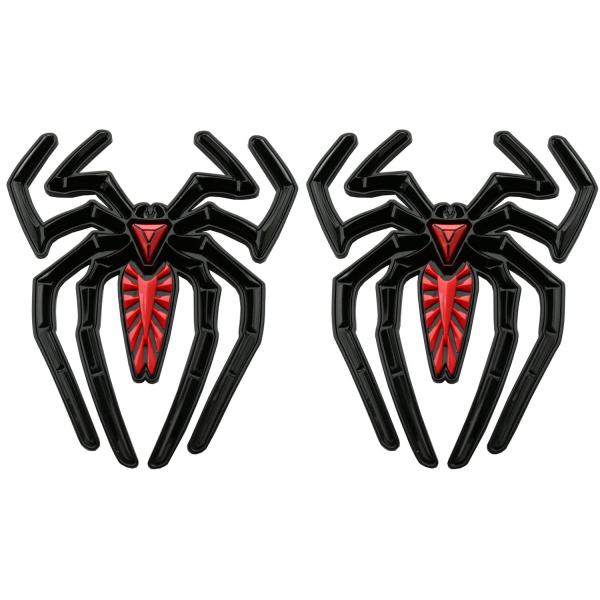 商品名:  2pcs Spider Emblems Car Sticker 3D Decal Replacement for Can Am Spyder F-150 Silverado Sierra RAM Black Widow Edit...