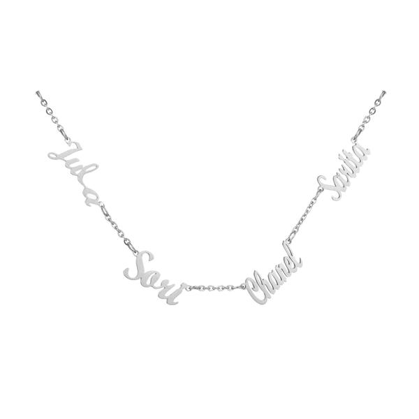 商品名:  Custom Grandma Nameplate With 4 Names Customized Nana Necklace Mothers Day Mama Necklaces Personalized Mom Daughte...