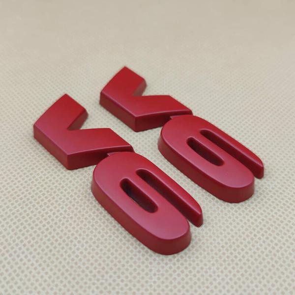 商品名:  2Pcs Metal Chrome V6 Engine Badge Sport Turbo Sticker Car Trunk Emblem Decal (Red)ブランド: Generic高さ: 11.5062cm横幅: 7....