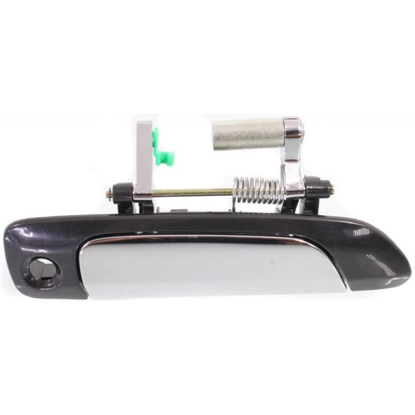 商品名:  KarParts360 for Honda Civic 2001 02 03 04 2005 Exterior Door Handle Front, Passenger Side Smooth Black Bezel with ...