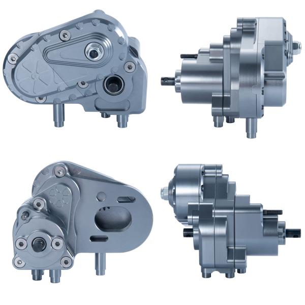 商品名: ベネディクト ハリー メタル アルミニウム ギアボックス コンプリートトランスミッションケース ギア付き 1/10 Axial SCX10-AXI03004 Capra RC カーアップグレードパーツ Benedict Harry...