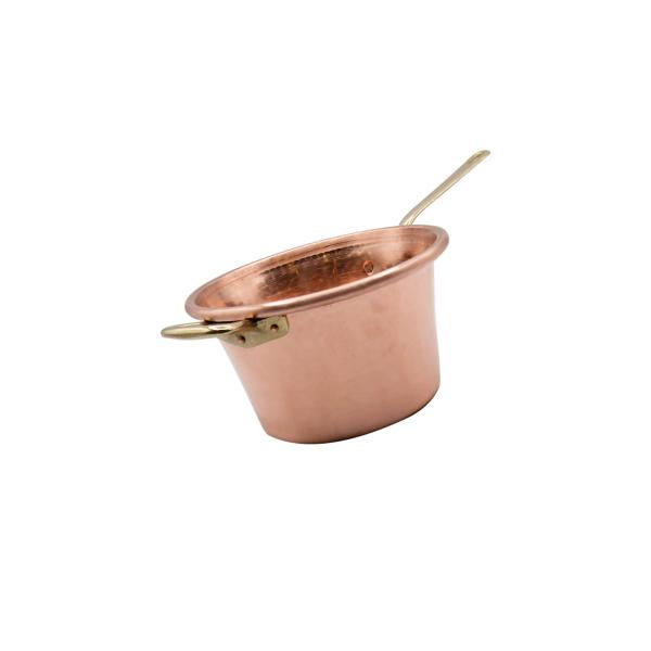 商品名:  CREARTISTIC Made In Italy Polenta Copper Pot ? 10.6 inch - 4.8 Qt ? Red copper Pot with Brass Handle - Handmade ? ...