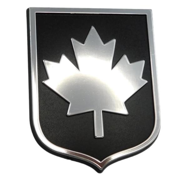 商品名:  Canada Flag Canadian Maple Leaf Black Chrome Plastic car Emblem Decal Sticker CanBCブランド: Car Chrome Decals高さ: 10.7...