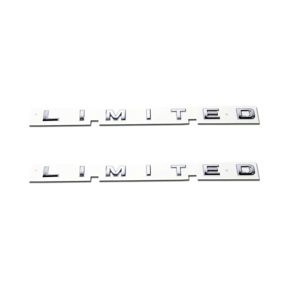 商品名: ペアセット リミテッドエンブレム サイド3Dレターバッジ 粘着ネームプレート付き 150 250 350用 (クローム) Pair Set Limited Emblems Side 3D Letter Badges with Ad...