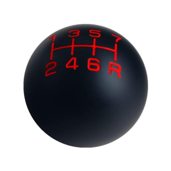 商品名: DEWHEL アルミニウム ブラック/レッド ビンテージ 手動シフトノブ 7速 アダプター付き Thrustmaster TH8A シフター対応 DEWHEL Aluminum Black/Red Vintage Manual S...