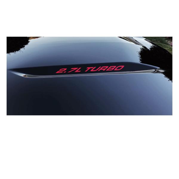 商品名:  EmblemsPlus 2019 2020 2021 2022 2023 2024 Chevy Silverado 1500 Trail Boss LT Custom RST Red 2.7L Turbo Hood Letter...