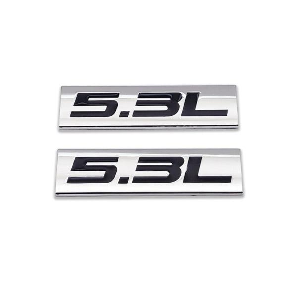 商品名:  2Pc Set Chrome 5.3L Engine Race Motor SWAP Emblem Badge Trunk Hood Door (Silver Black)ブランド: Generic高さ: 11.2014cm横幅...