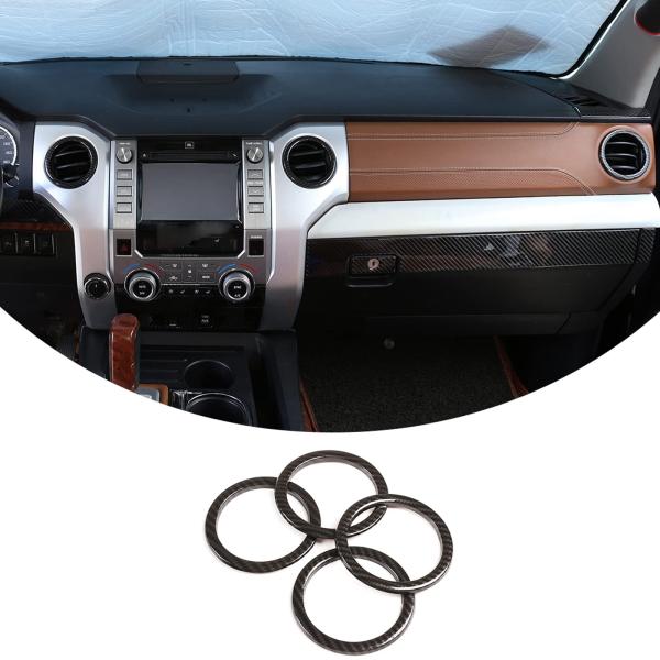 商品名:  Fit for Toyota Tundra 2014 2015 2016 2017 2018 2019 2020 2021 ABS Dashboard Console Side Air Conditioning Cover Tr...