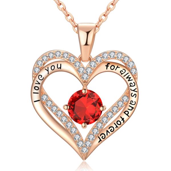 商品名: Lucktree 18K ローズゴールド ネックレス レディース 誕生日プレゼント 女性用ジュエリー 妻 ガールフレンド 娘 妻 誕生日プレゼント 記念日 母の日 クリスマス バレンタインギフト 女性ママへのギフト, キュービック...