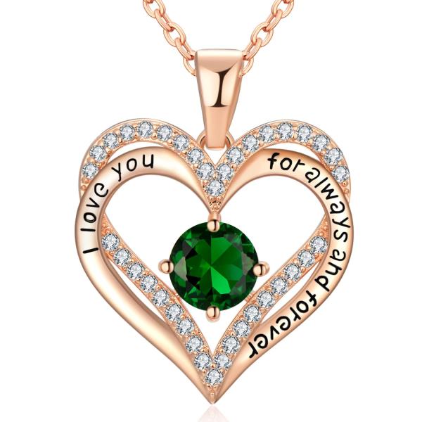 商品名: Lucktree 18K ローズゴールド ネックレス レディース 誕生日プレゼント 女性用ジュエリー 妻 ガールフレンド 娘 妻 誕生日プレゼント 記念日 母の日 クリスマス バレンタインギフト 女性ママへのギフト, キュービック...