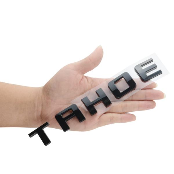 商品名:  dgea 1xTAHOE Rear Trunk Emblem NAMEPLATE Badge Letters Name Door 3D Raised Strong Adhesive Fit for Tahoe (Gloss Bl...