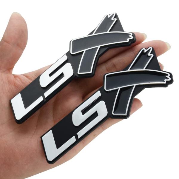 商品名:  dgea Chrome Red LSX Fender Emblem Decal Badge Nameplate Letter 3D Raised Strong Adhesive Fit for 1500 2500 3500 (C...