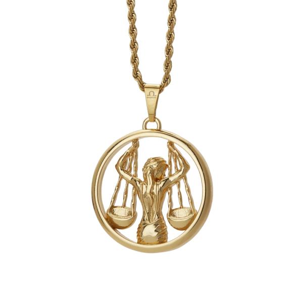 商品名: 永遠の星座ネックレス ペンダント付き - 本物の24Kゴールドディップされた占星術ジュエリー 彼と彼女に - ユニークな誕生日プレゼントに, 銅ベース、シルバー&amp;24Kゴールドメッキ。, 宝石なし。 Eternal Ros...