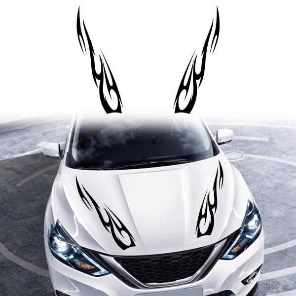 商品名:  RUIANTE Car Hood Decal Sticker Universal Hood Racing Body Side Vinyl Modified Stripe Exterior Decoration Decal Fla...