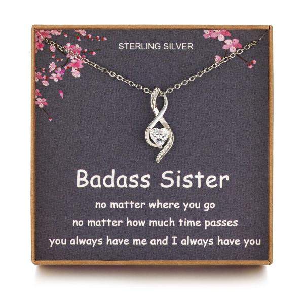 商品名: Thank You for Being My Badass Sister - ユニーク Badass Tribe ネックレス ジュエリー フレンドシップ シスター ギフト Sisterから女性用 Best Friends Grou...