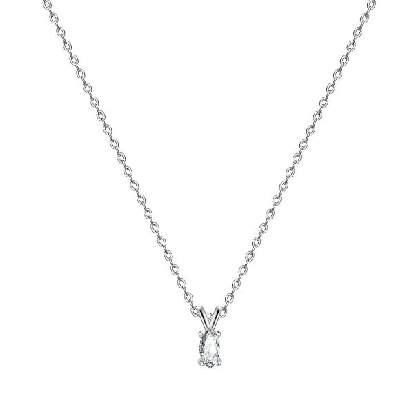 商品名: KristLand - 14K 金メッキ 華麗な CZ シミュレート ダイヤモンド ソリティア ラウンド ペンダント ハート ネックレス レディース ギフト ガール チョーカーチェーン, クリスタル KristLand - 18K...