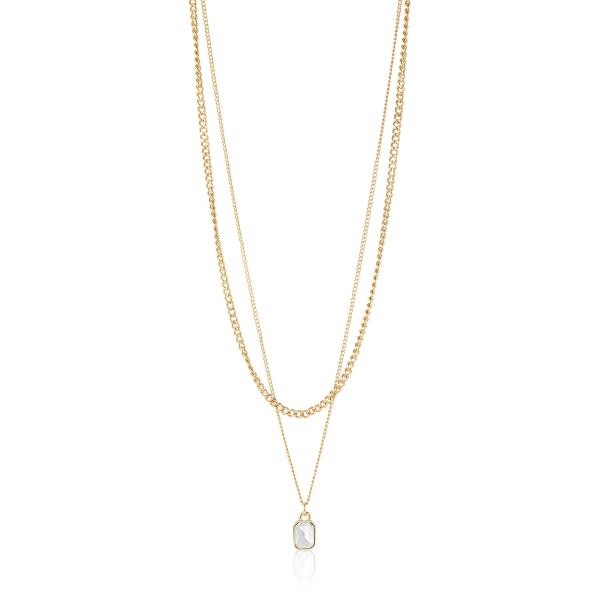 商品名: Steve Madden Stone レイヤードネックレス, One Size, 金属 ガラス, 宝石なし Steve Madden Stone Layered Necklaceブランド: Steve Madden商品サイズ: O...