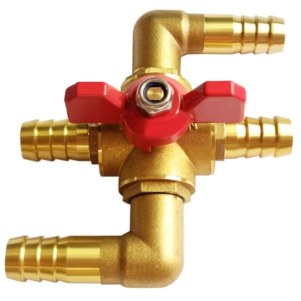 商品名:  Uenede Solid Brass 3/4 Inch Heater Control Valve, Car Heater Air Conditioning Ball Valve with Switch 3/4" Hose Bar...