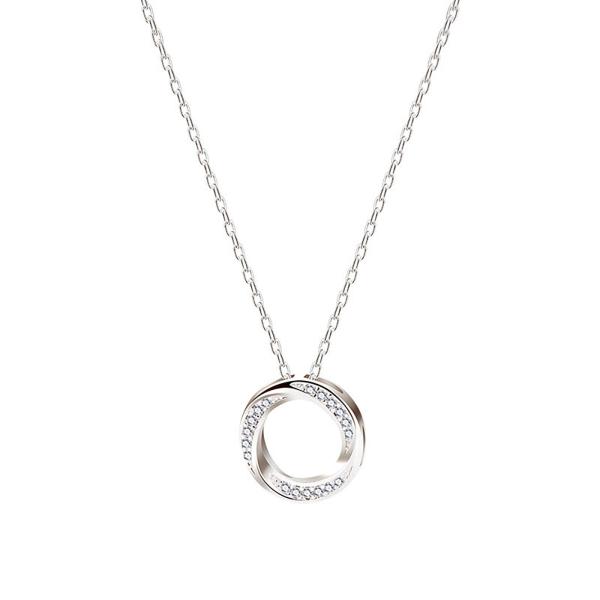 商品名: 14Kゴールドメッキ リングネックレス レディース シンプル 万能 鎖骨チェーン ジルコンネックレス ウェディング/バレンタインデー/記念日/誕生日/母の日/クリスマスギフトに, 金メッキ, ダイヤモンド DEVEYHOT 14K...