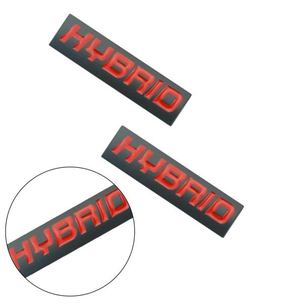 商品名:  Pair Set 3D Hybrid Car Logo Stickers Refitting Metal Emblem Badge Decal Auto Accessories Suitable for Door Trunk W...