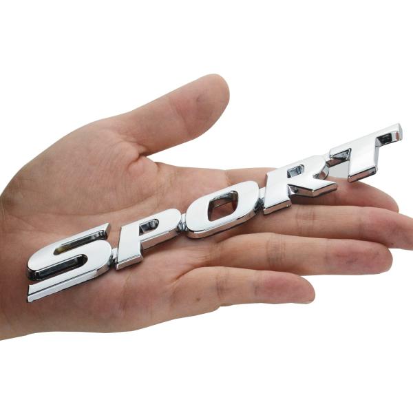 商品名:  1Pc Sport Racing Car Side Fender Emblem Skirts Badge Logo Trunk Bumper Decal Trim Sticker Accessories (Silver)ブランド...