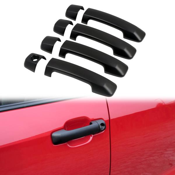 商品名:  HIGH FLYING for Toyota Tundra Crewmax, Double Cab 2014-2021 Car Accessories Out Side Door Handles Cover Trim ABS 8...