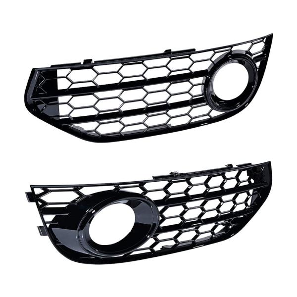 商品名: Astra Depot 光沢ブラックフロントバンパーフォグライトメッシュグリル 2009-2015 Audi ALLROAD A4 B8 B8.5に対応 Astra Depot Compatible for Glossy Blac...