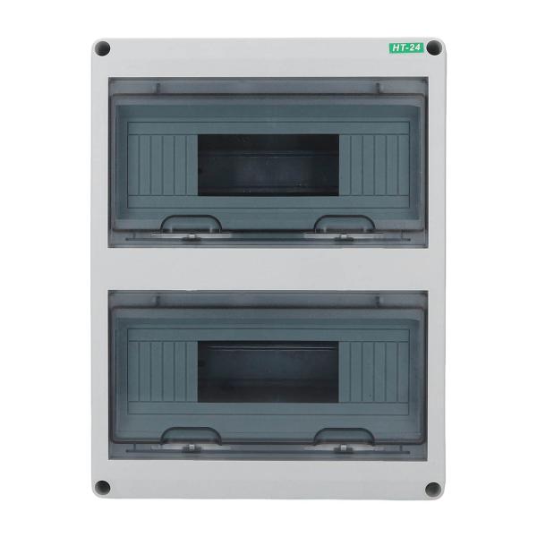 商品名:  24 Way Power Distribution Box IP65 Waterproof Distribution Box ABS Transparent Cover Open Mounted Circuit Breaker ...