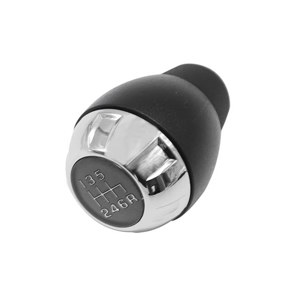 商品名: Hoypeyfiy 6速 マニュアルギアシフトノブ 交換用 Jeep Wrangler JK 11-18 クローム/レザーラップ シフトノブ Hoypeyfiy 6 Speed Manual Gear Shift Knob Rep...