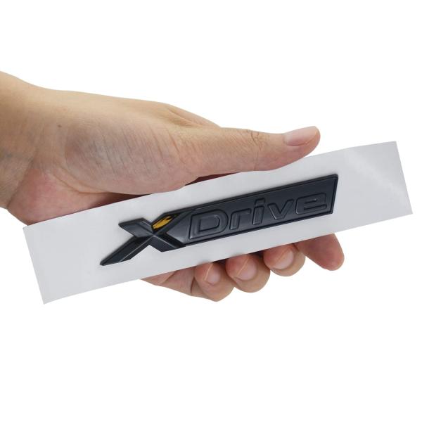 商品名: XDrive X Drive バッジ デカール カーフェンダー サイドトランク リアボディエンブレムステッカー 交換用 Xtreme (グロスブラック) 1枚 1PCS XDrive X Drive Badge Decal Car...