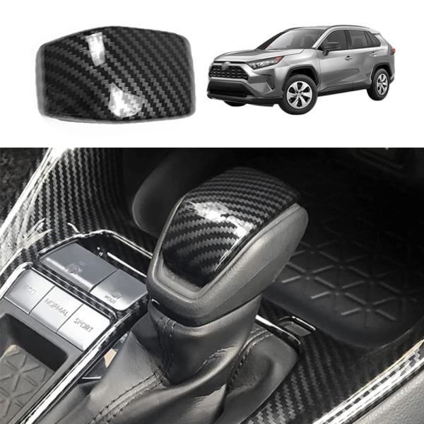 商品名:  YOFAMO for Toyota RAV4 ABS Carbon Fiber Grain Gear Shift Knob Protector Cover Trim Head Sticker for Toyota RAV4 20...