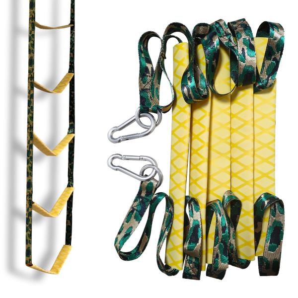 商品名: KXKZREN ボートラダー ポータブル ロープ ボーディングラダー スイムラダー ボート ポンツーン カヤック モーターボート カヌー ヨット アウトドア 登山用はしご 3ステップ 4ステップ 5ステップ KXKZREN Boa...