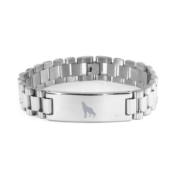 商品名:  Smart Lone Wolf - Ladder Stainless Steel Bracelet - Christmas, Birthday, Valentine, Father's Day - for men, women ...