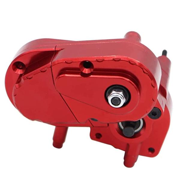 商品名: ギアボックストランスミッションケース ギアメタルアルミニウム製 1/10 Axial Capra 1.9 UTB SCX10 AXI03004 RCカーアップグレードパーツアクセサリー レッド Gearbox Transmissi...