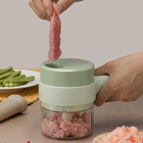 商品名:  HOTBEST Electric Vegetable Cutter Set Handheld Garlic Slicer Mini Wireless Vegetables Chopper Portable Type-C Rech...