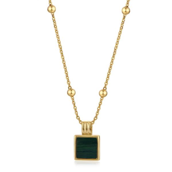 商品名:  FRUMOS Dainty Layered Choker Necklace 18K Gold Plated Y Pendant Necklace Multilayer Bar Disc Necklace Adjustable L...