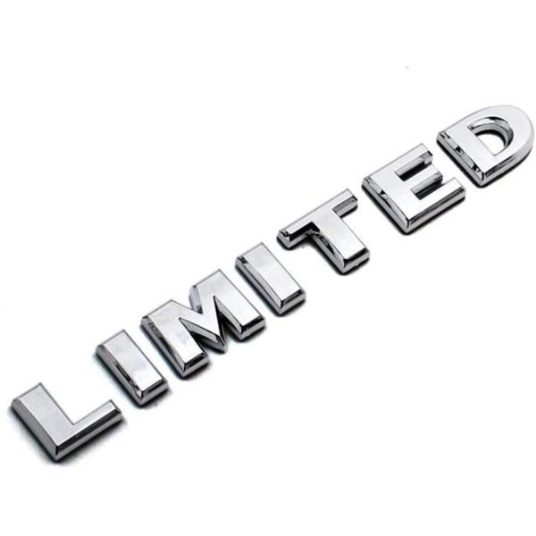 商品名:  yzyshangmao 1 pcs 3D Metal Plating Chrome Limited Logo Emblem Tailgate Side Sticker Badge Decals Emblem Limited Ba...