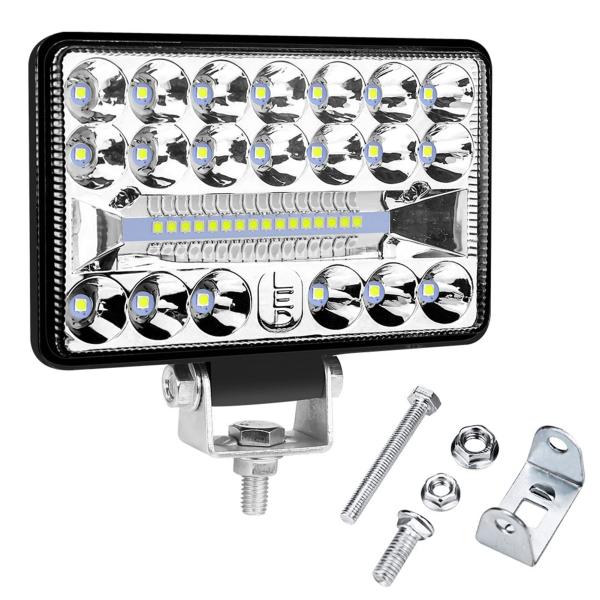 商品名:  Aumotop 1Pcs 48W 6inch 6500K LED Work Light Bar Driving Fog Light Waterproof Flood Lights for 9-30V Cars Trucks Of...