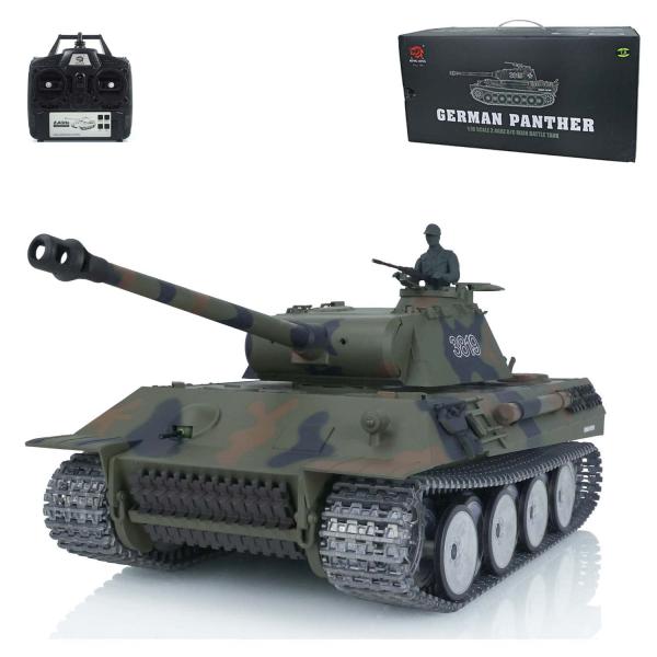 商品名: Pro Ver Henglong 1/16 Tk7.0 Panther Rc タンク Bb エアソフト Ir コンバット メタル トラック ホイール ギアボックス 360 砲塔 スモーク Pro Ver Henglong 1/16...