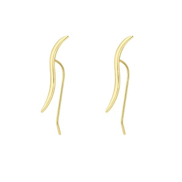 商品名:  Wave Earrings Female Line Design Sense Earrings Gift Earrings Contracted Show Temperament Earrings Women Earrings ...