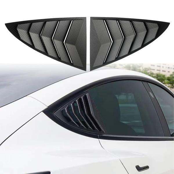 商品名:  yhcdsea Model 3 Louvers Rear Side Window Covers Sport Style Cool Exterior Decoration for Tesla Model 3 2017-2024 A...