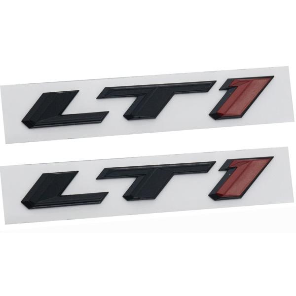 商品名:  Pair Set LT1 Emblem 3D Side Fender Door Badges Sticker Nameplate Replacement for Camaro (Black Red)ブランド: Aimoll高さ:...