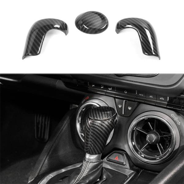 商品名:  RAZPOY for Camaro Gear Shift Knob Cover, Center Console Gear Shift Trim Compatible with Chevrolet Chevy Camaro 201...