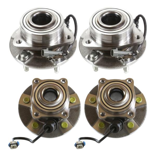 商品名:  AutoShack Set of 4 Front and Rear Wheel Hub and Bearing Assemblys with ABS Replacement for 2002-2007 Saturn Vue 20...